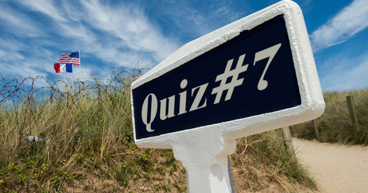 World War II quiz #7 History Quiz
